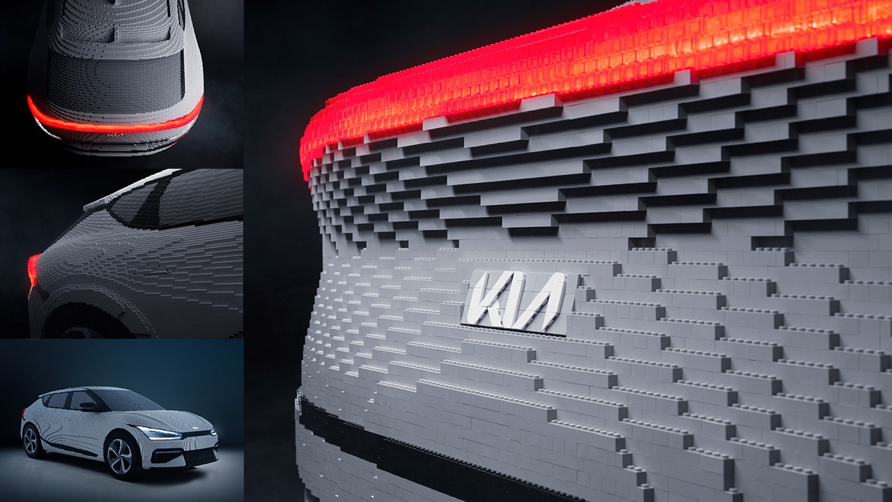 KIA EV6 zbudowana z 350 000 klocków LEGO